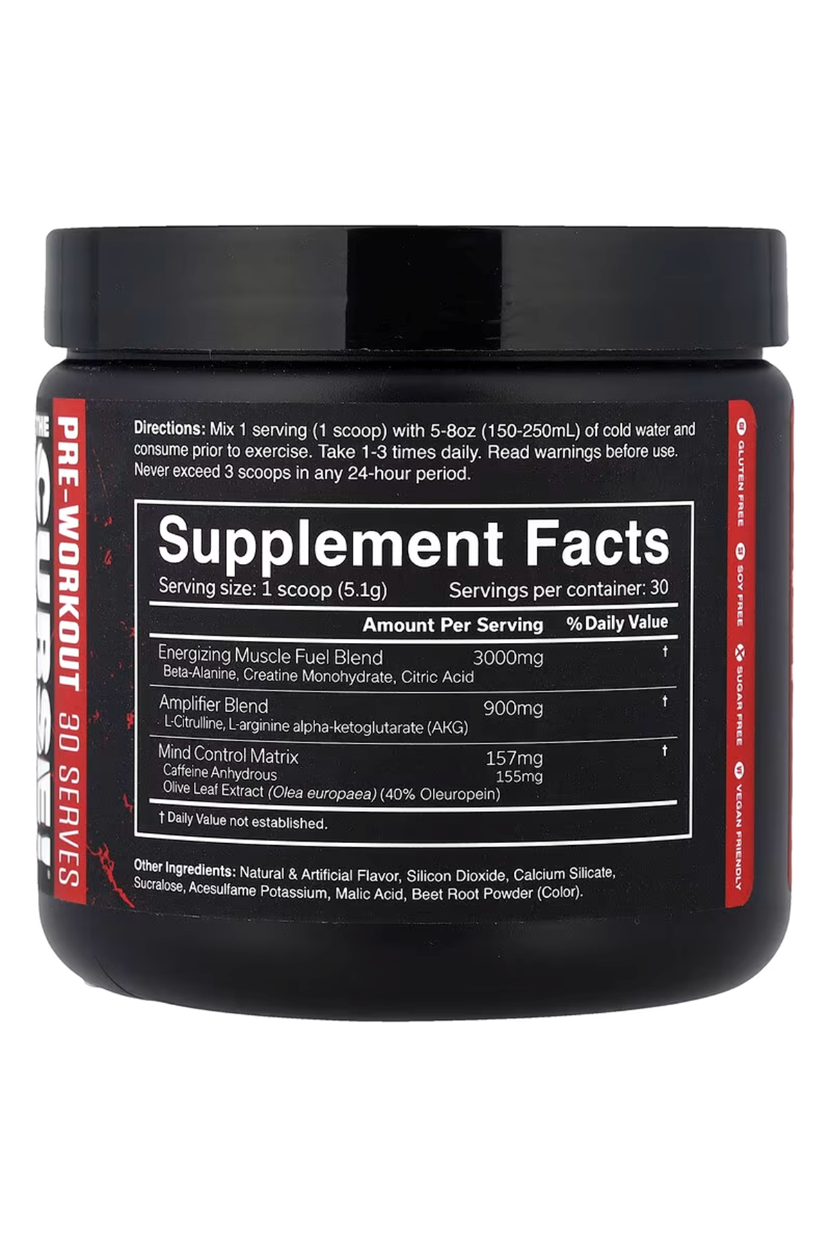 The Curse Pre-Workout, 150 g (30 servis) - Orj Usa Versiondur..TR de ...